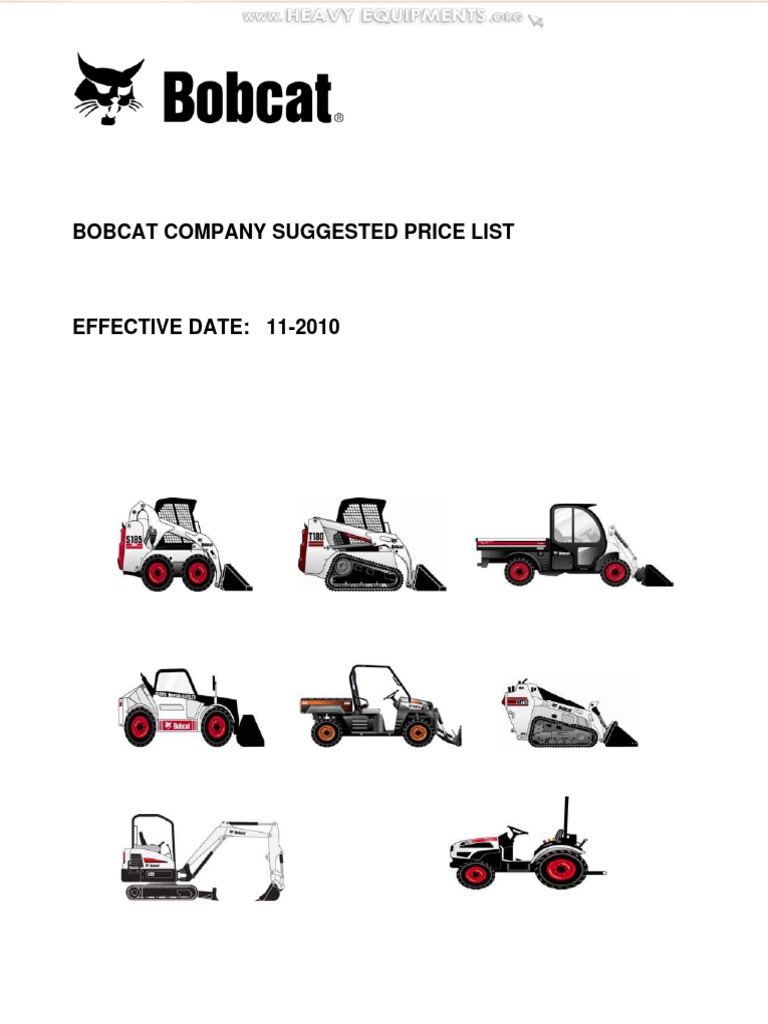Catalog Bobcat Skid Steer Loaders Track Loaders Mini Track Loaders ...
