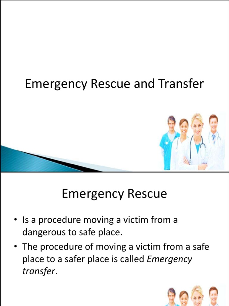 Emergency Rescue Transfer Methods | PDF