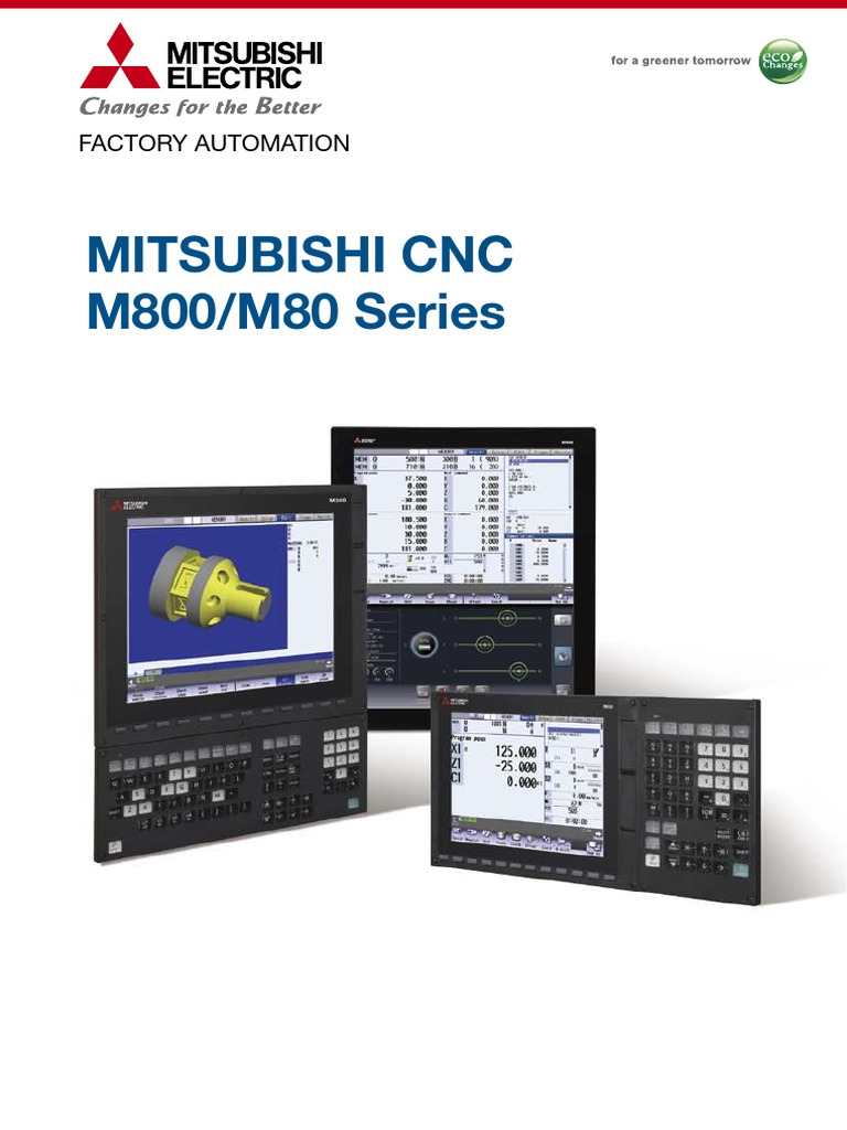 MITSUBISHI CNC M800-M80 Series PDF | PDF | Numerical Control | Icon ...