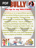 Forms of Bullying (Tagalog) | PDF
