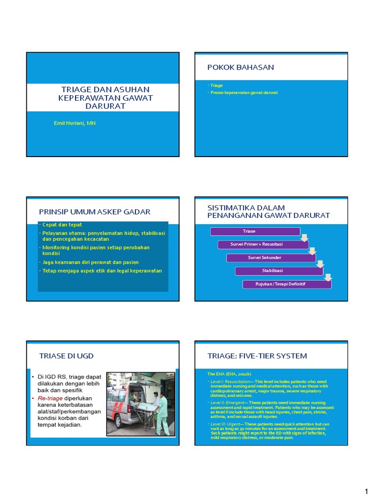 2 Askep KGD Dan Triage 2019 | PDF | Traumatology | Health Care