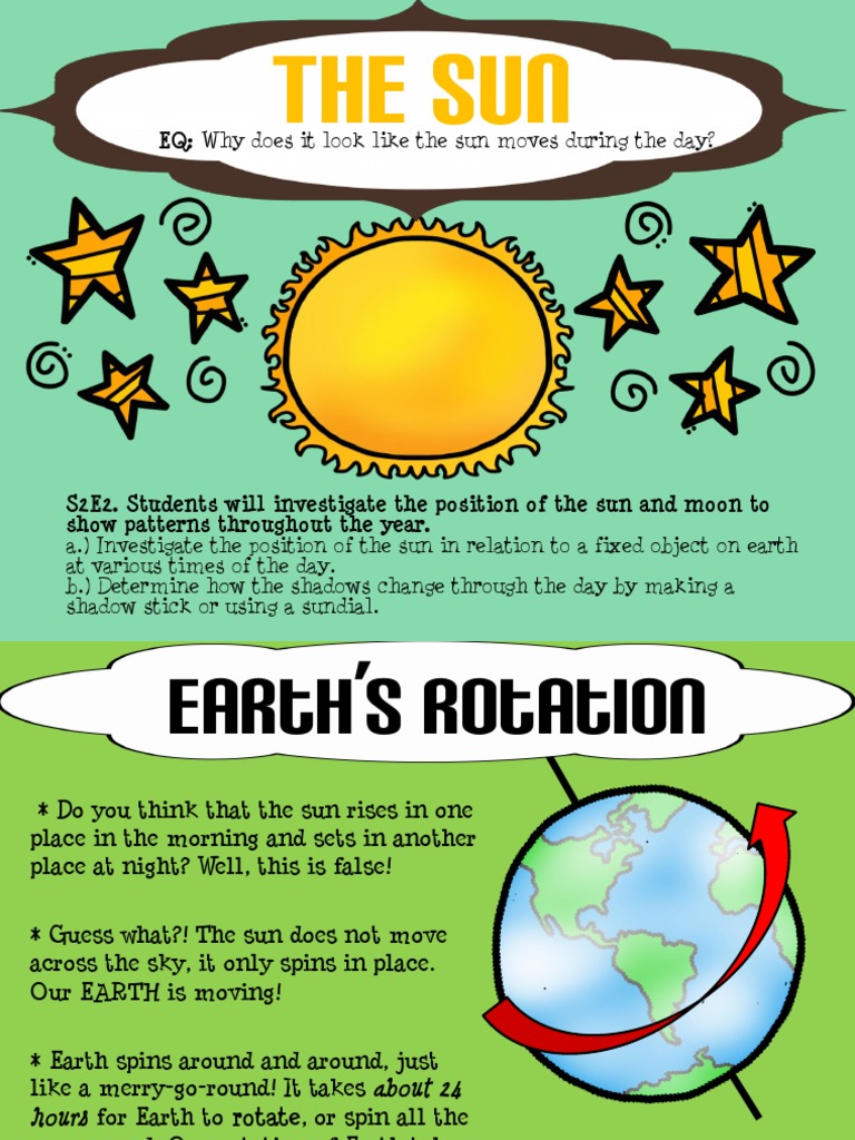 The Sun Shadows Presentation Freebie | PDF | Shadow | Night