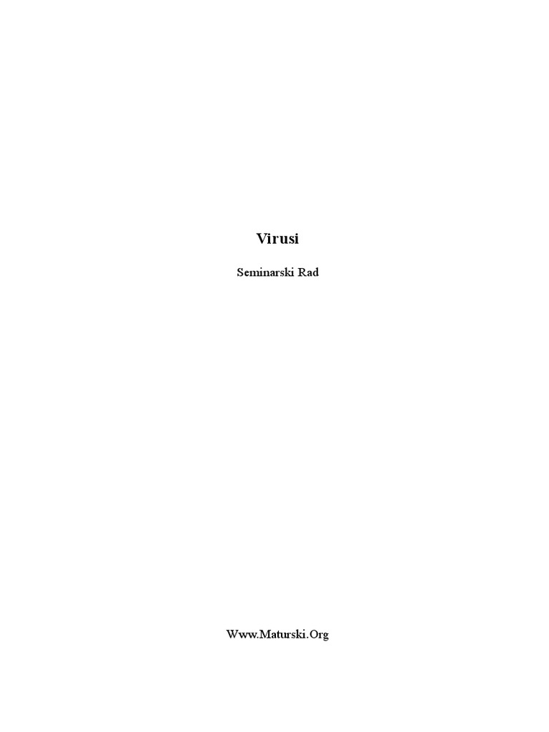 VIRUSI | PDF