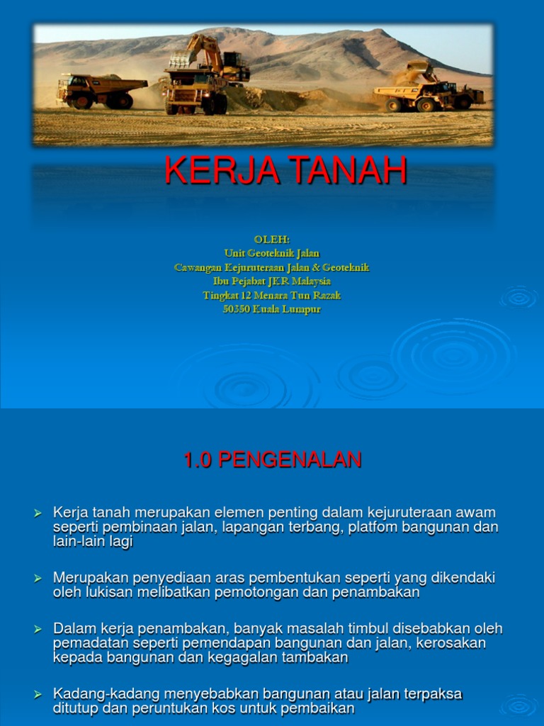 Kerja Tanah | PDF