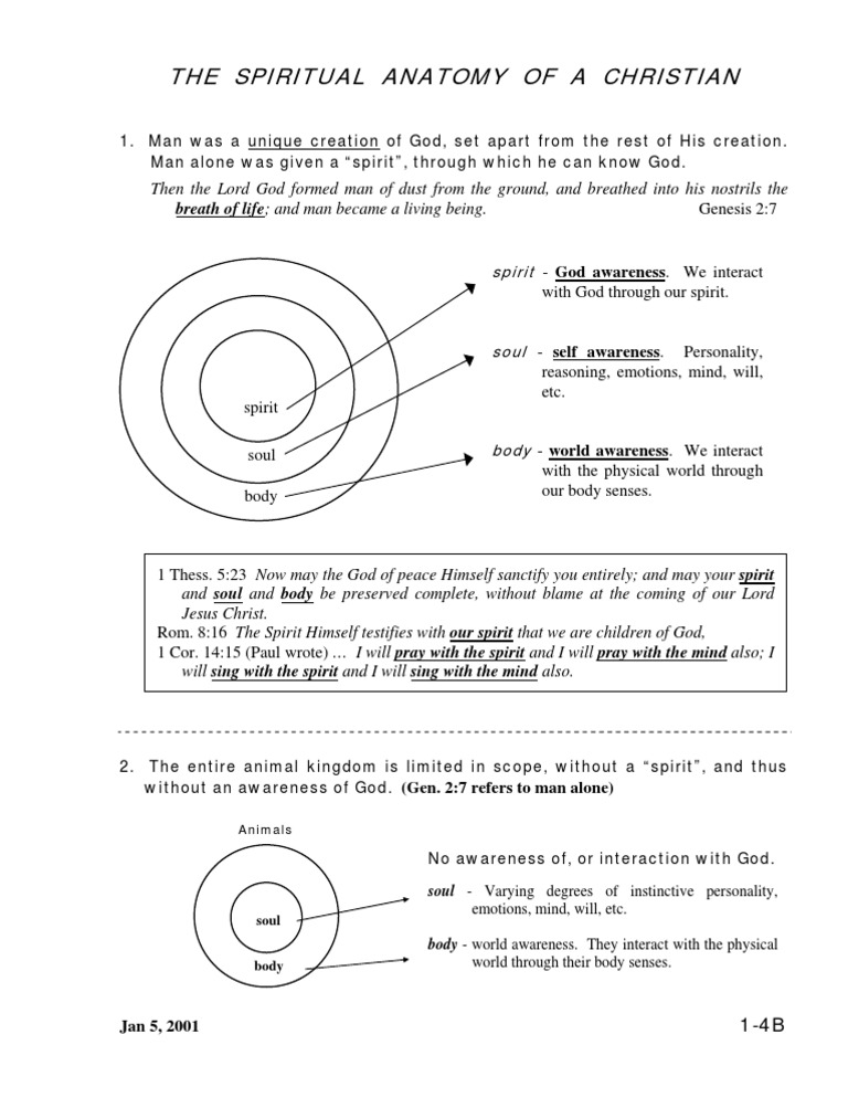 Understanding Christian Spiritual Anatomy | PDF