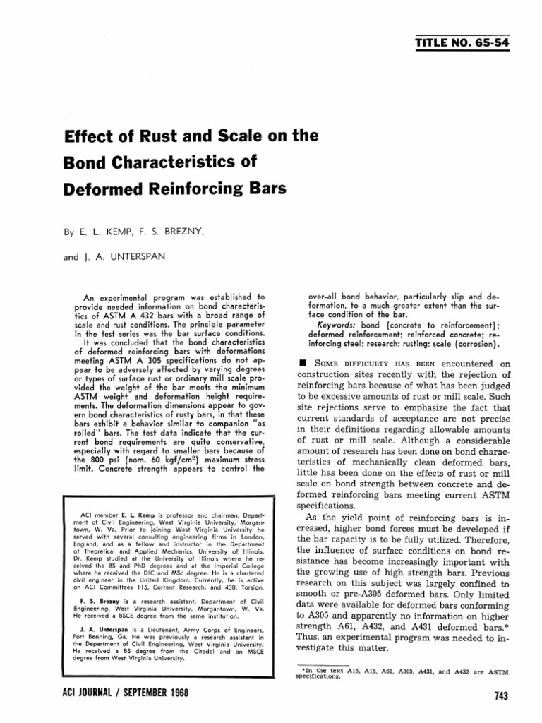 Reference - 07.04 - "Effect of Rust and Scale On The Bond ...