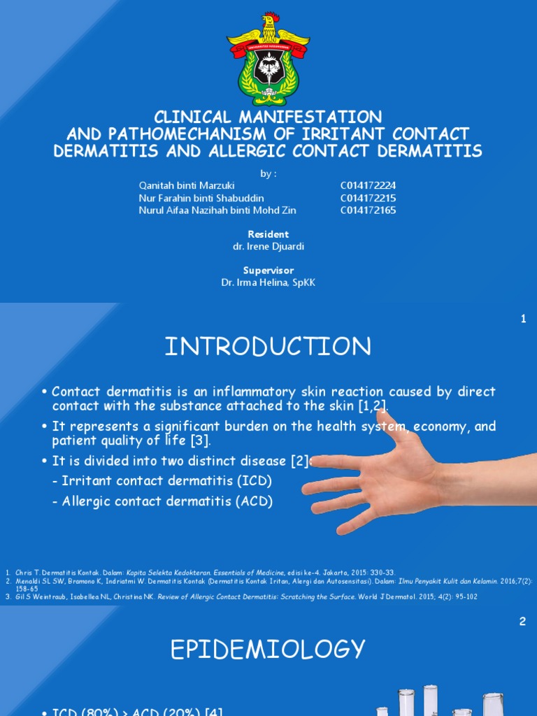 Clinical Manifestation And Pathomechanism Of Irritant Contact