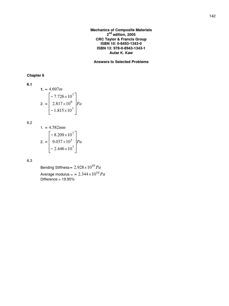 Chapter6 Answers PDF | PDF