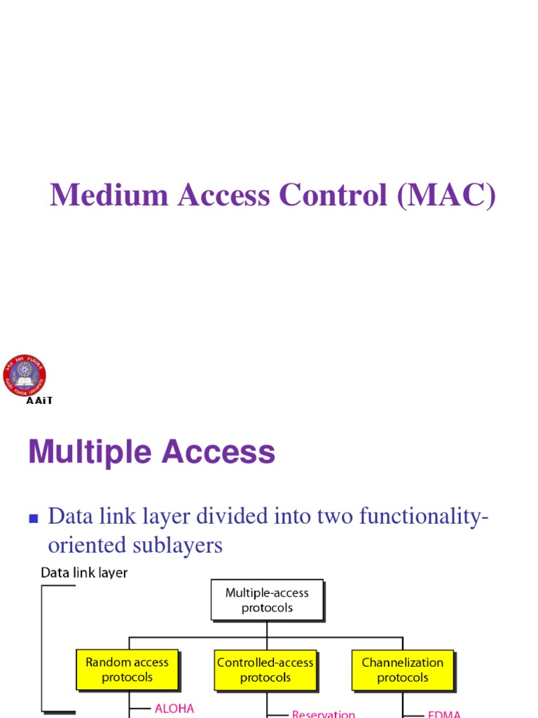 Medium Access Control (MAC) | PDF | Ethernet | Electrical Connector