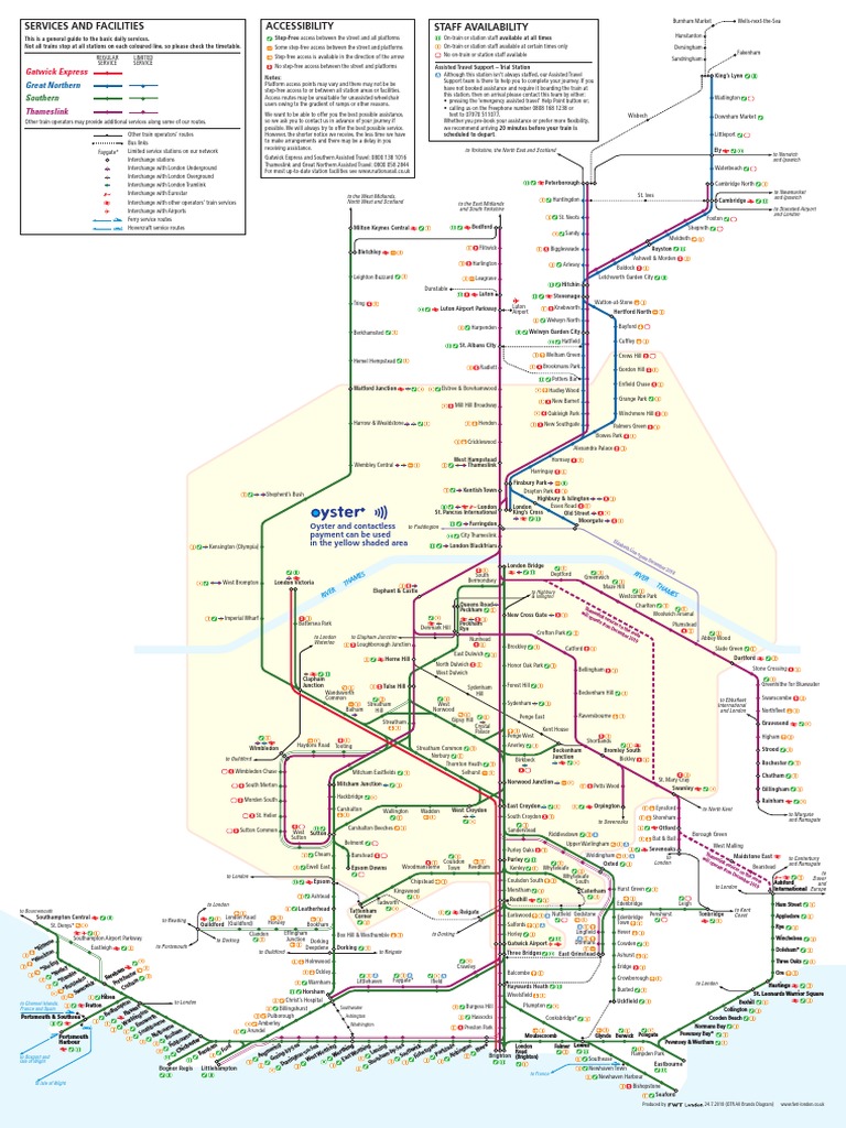 GTR All Brands Route Map PDF | PDF | Sustainable Transport | Public ...