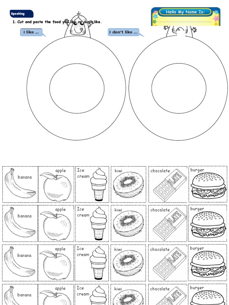 Food Preferences Activity | PDF