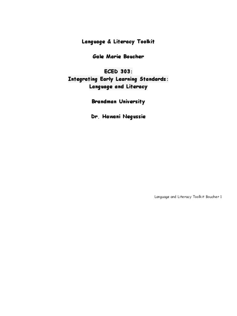 Language Development Toolkit for TK | PDF | Curiosity | Question