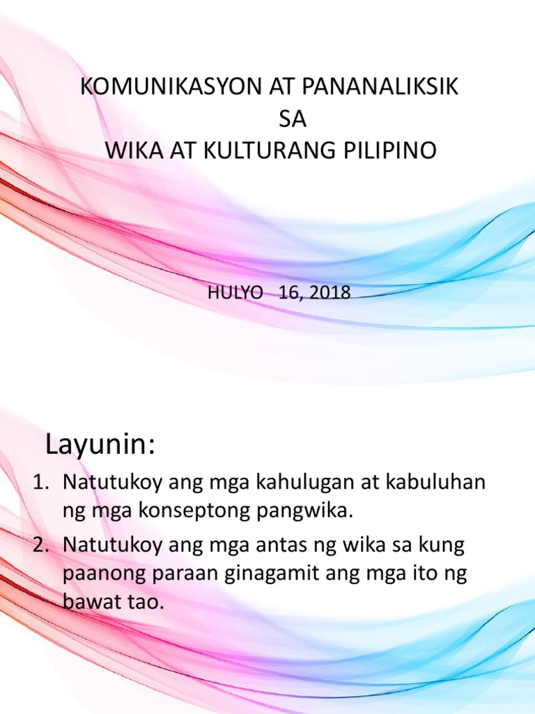 Mga Antas NG Wika | PDF