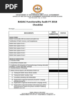 2-A Guide to Answering Badac Self-Assessment and Audit Form | Computing ...