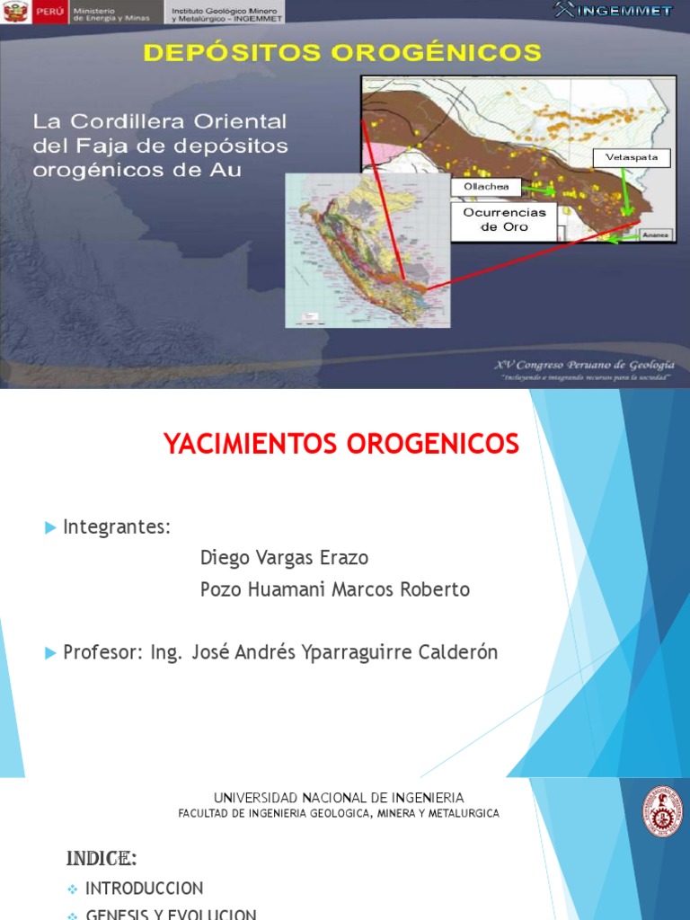 Yacimientos Orogenicos | Magma | Naturaleza