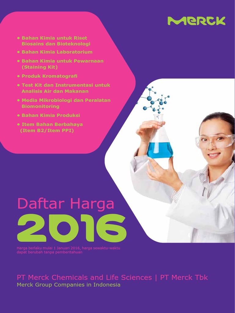 Katalog Merck Indonesia 2016 PDF | PDF | Elektroforesis Gel ...