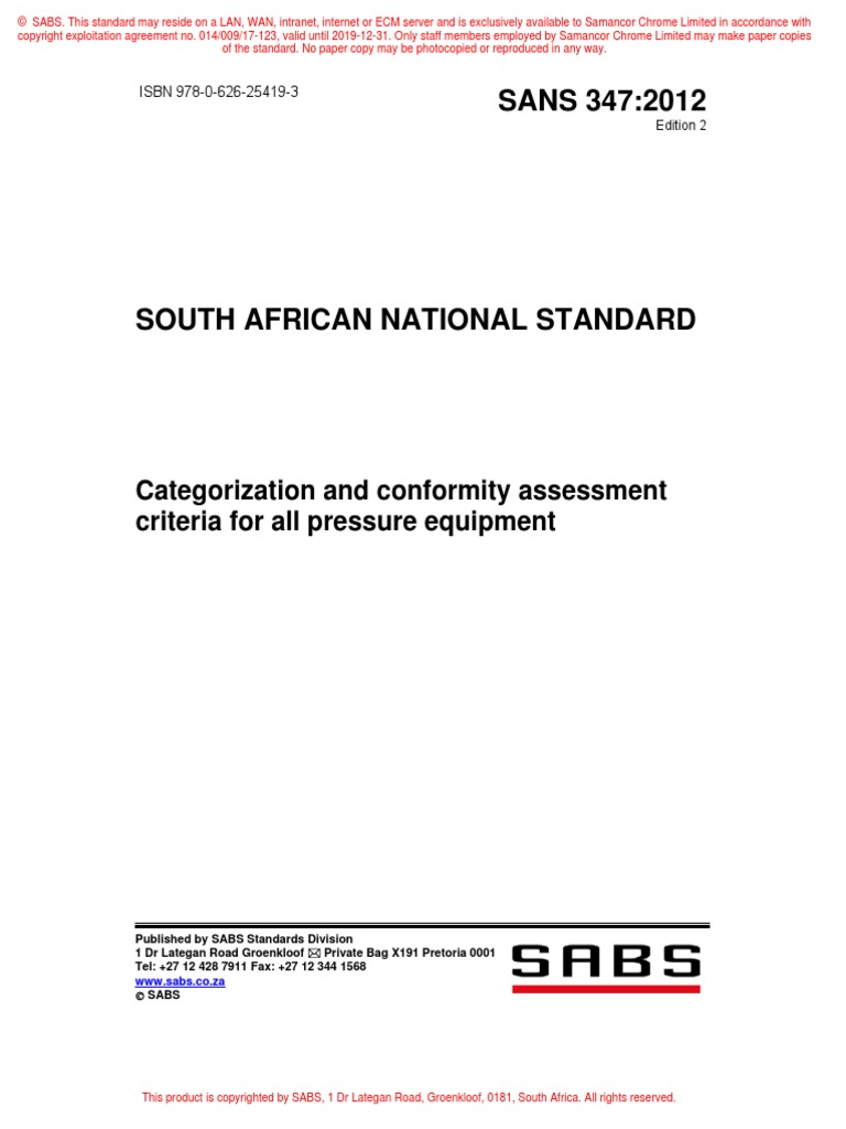 Pressure Equipment Regulation | PDF | Safety | Occupational Safety And ...