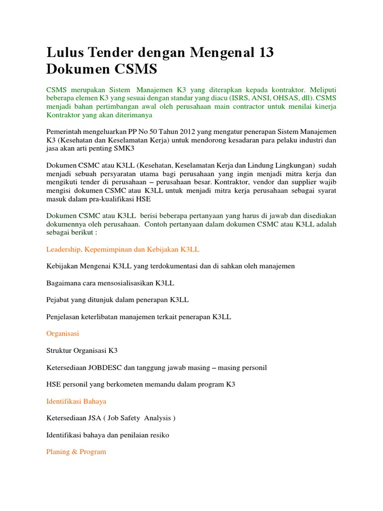 Dokumen Csms Pdf