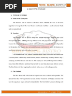 Sample Chapter 1 Feasibility Study | PDF | Survey Methodology | Marketing