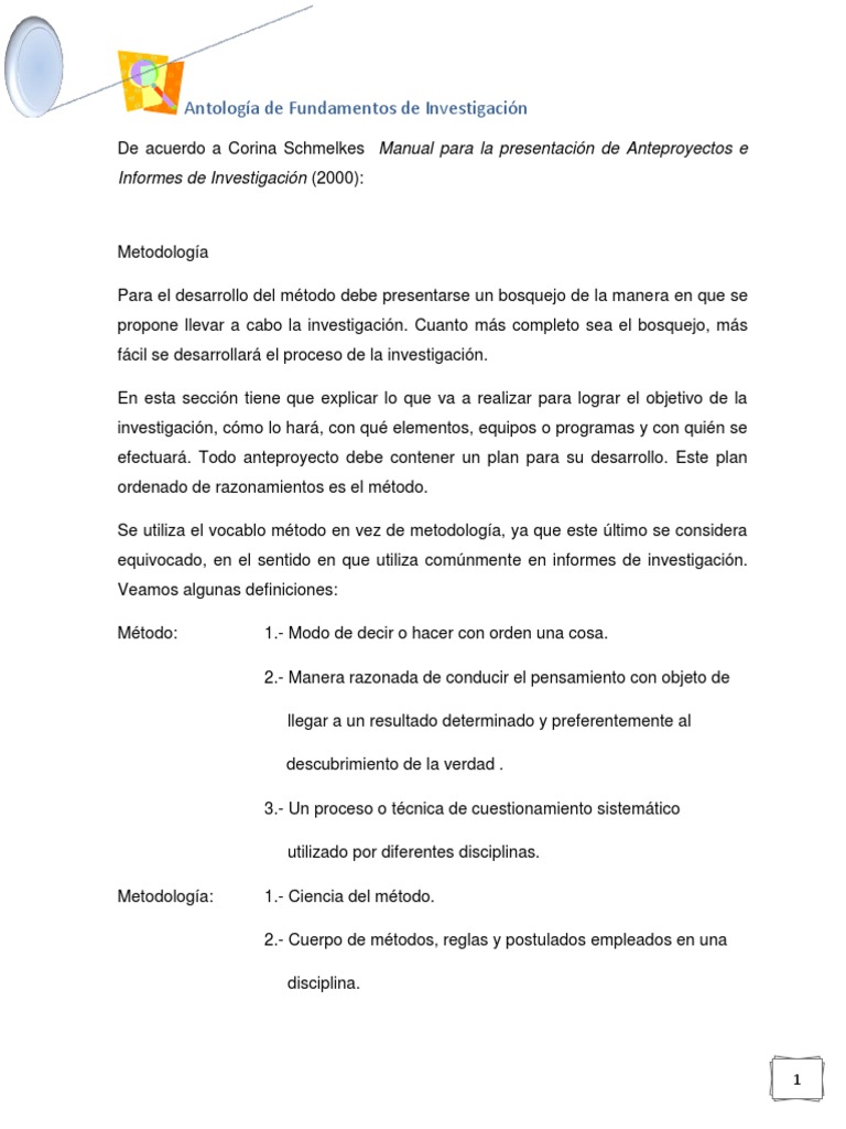 Bosquejo Del Metodo | Metodología | Muestreo (Estadísticas)