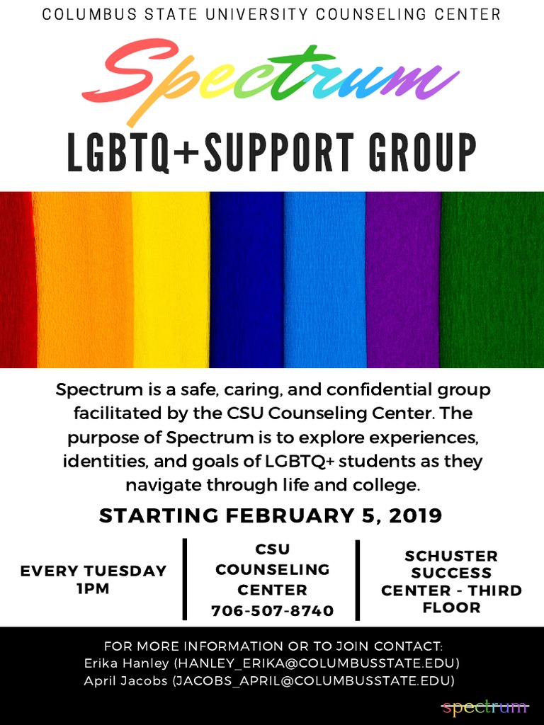Lgbtq+Support Group: Starting February 5, 2019 | PDF