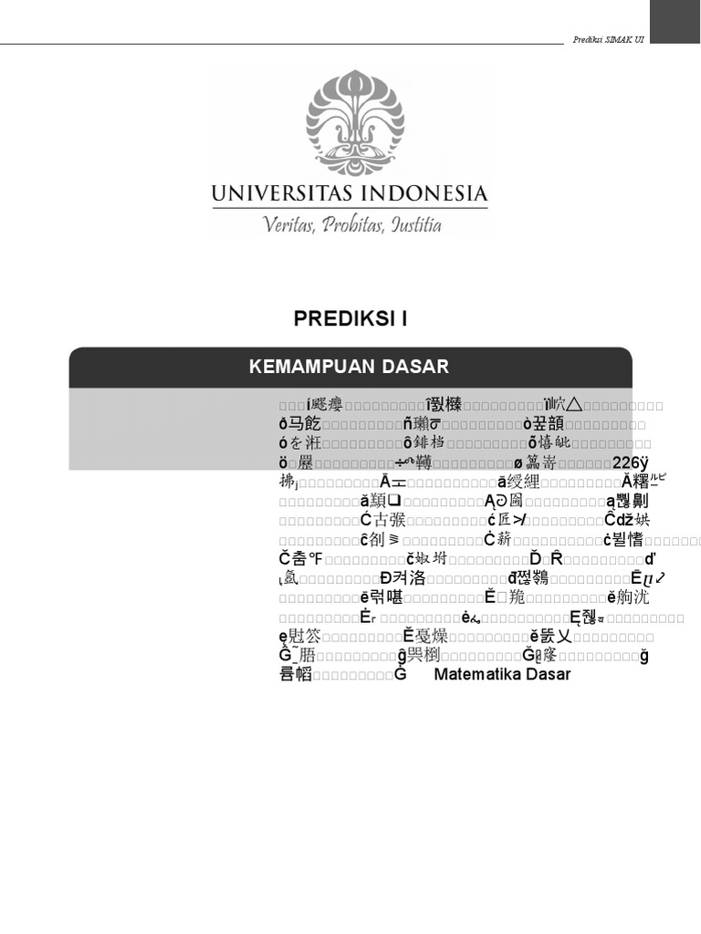Ebook Pembahasan Latihan Soal SIMAK UI IPA | PDF | Metode & Bahan Ajar