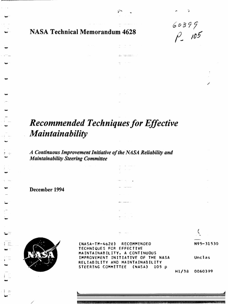 Nasa RCM PDF | PDF | Reliability Engineering | Nasa