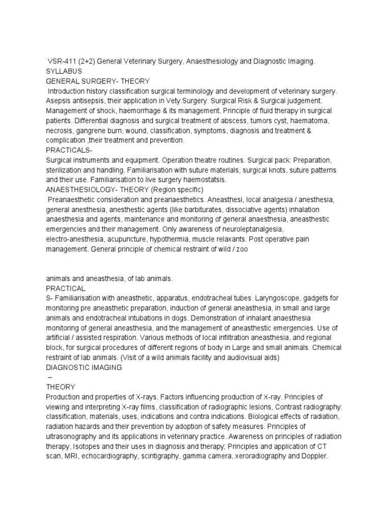 VSR | PDF | Radiography | Surgery