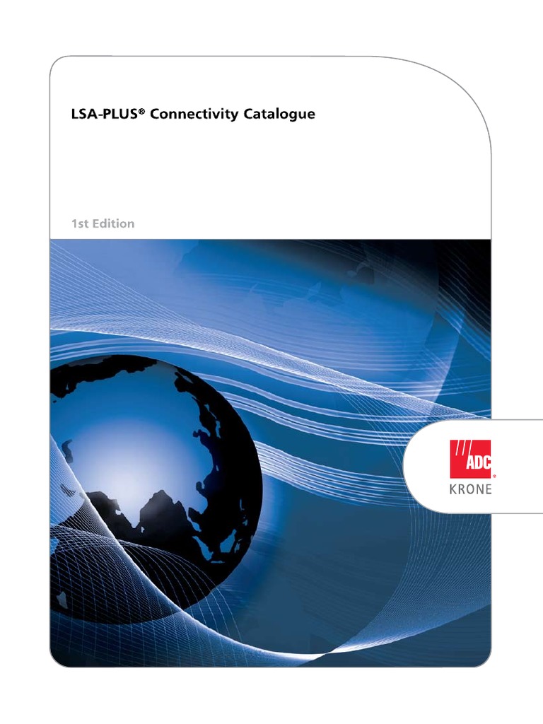Adc Krone Lsa-Plus Catalogue | PDF