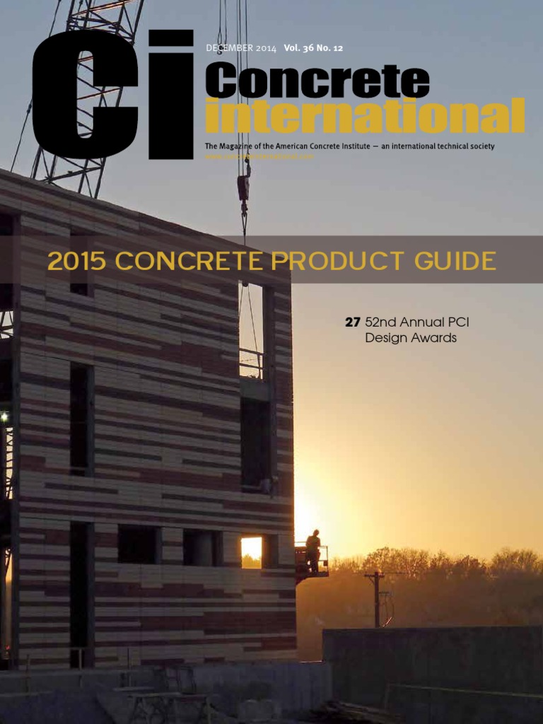Concrete International Journal | PDF | Concrete | Reinforced Concrete
