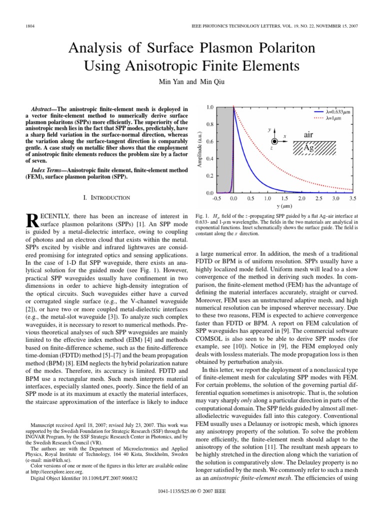 Finite Difference Methods | PDF | Finite Element Method | Waveguide