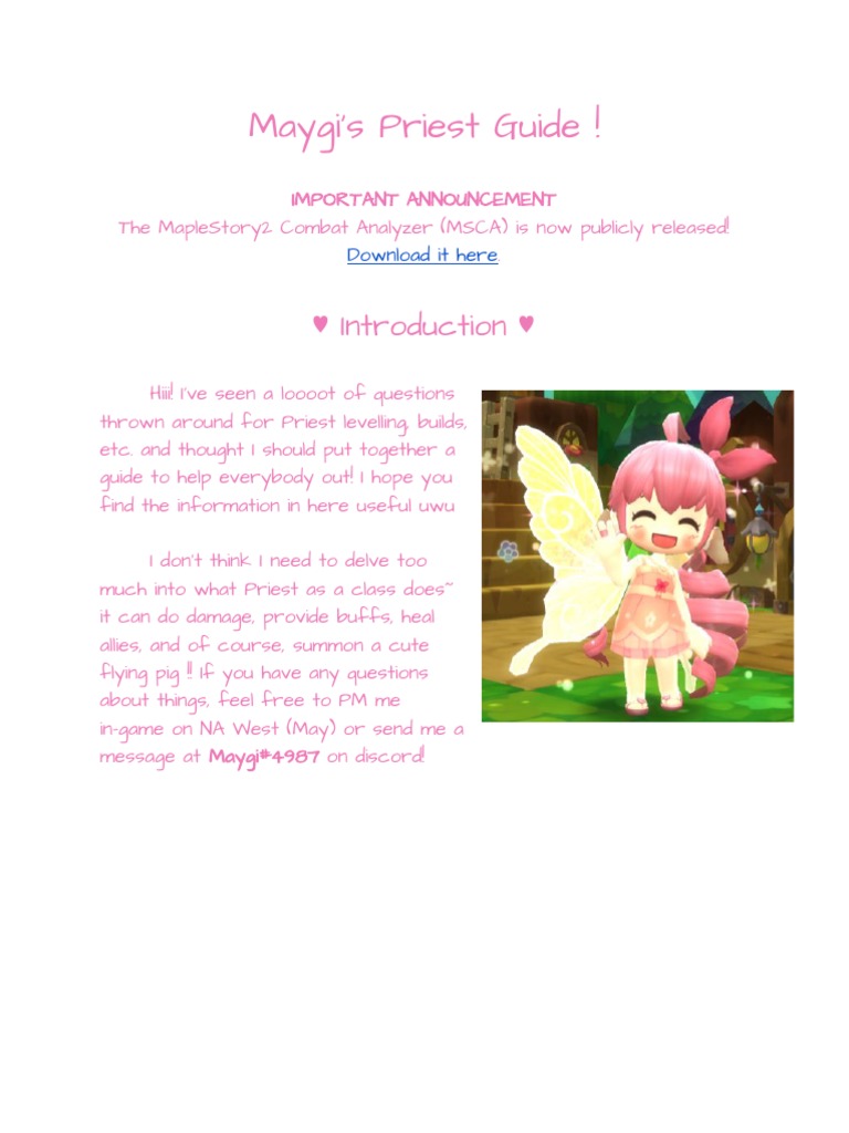 Maygi's Priest Guide | PDF | Leisure | Nature