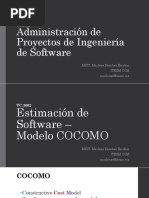 Cocomo 2 | PDF | Software | Ingeniería de software
