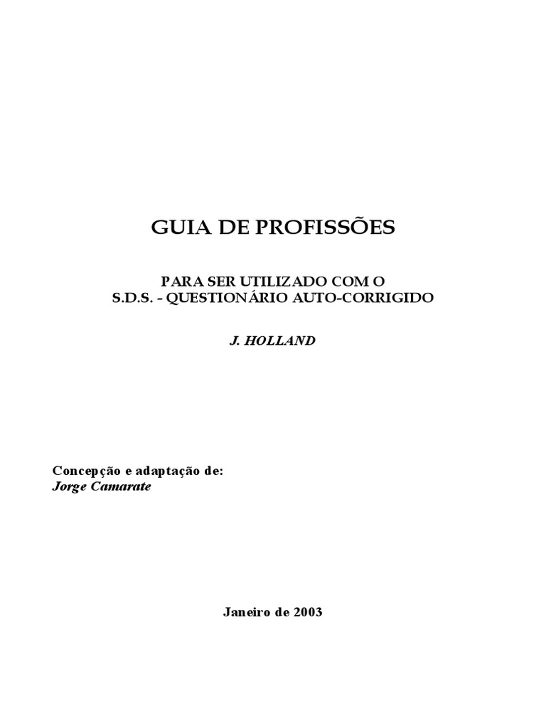 Guia De Profissões Pdf Setor Terciário Da Economia Agricultura