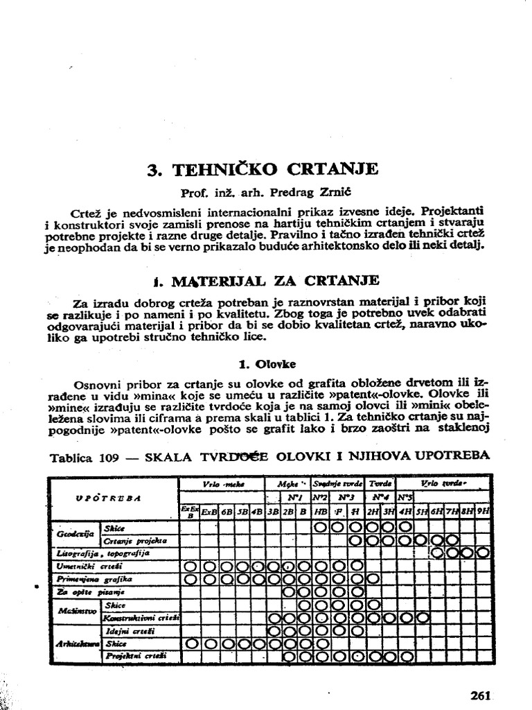 Tehnicar 1 Tehnicko Crtanje I Nacrtna Geometrija PDF | PDF