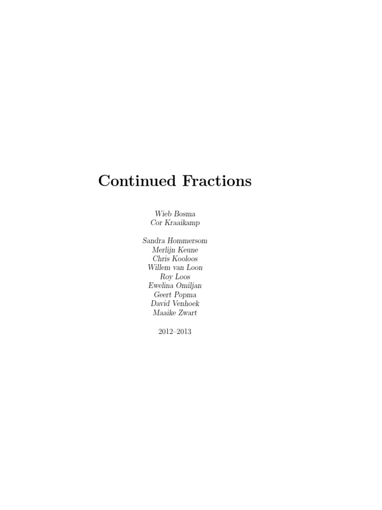 CF PDF | PDF | Fraction (Mathematics) | Elementary Mathematics