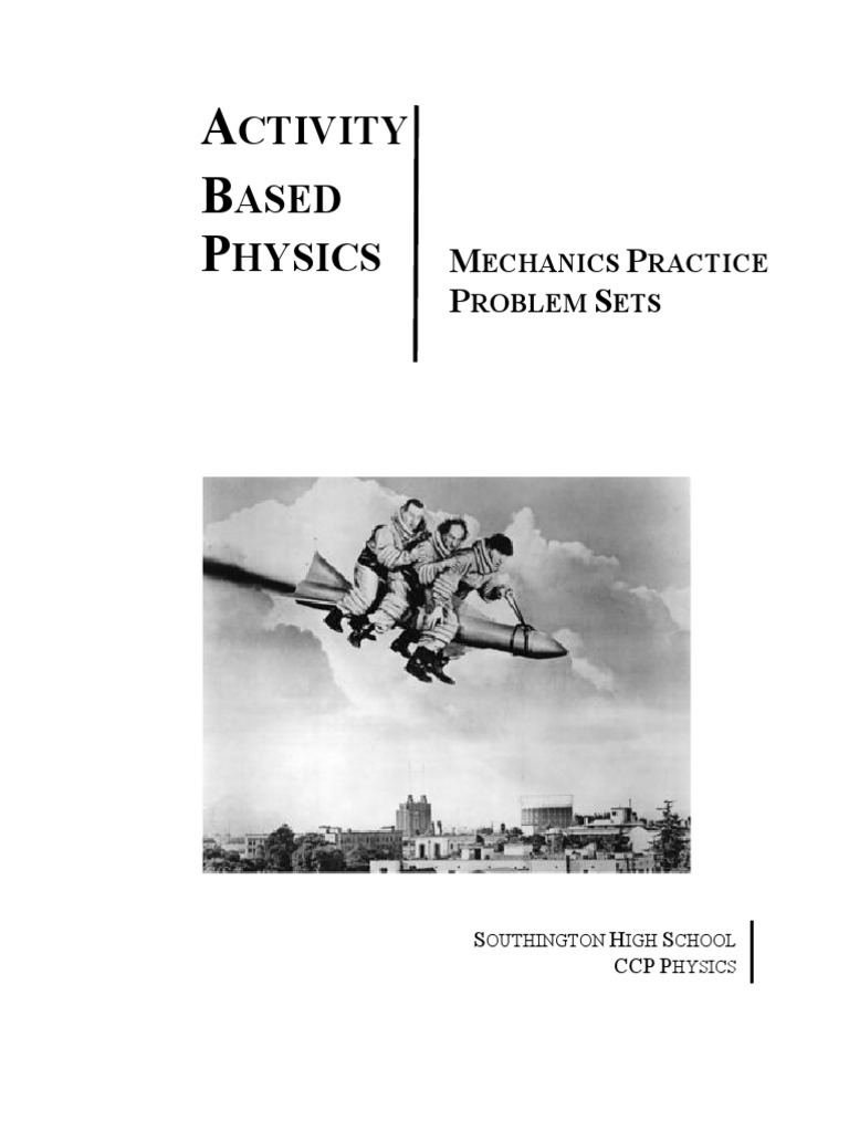 Mechanics Practice Problem Set | PDF | Potential Energy | Force