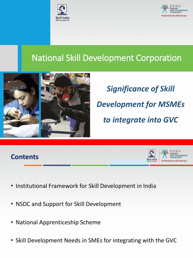 NSDC PPT For Ges 2018 | PDF | Apprenticeship | Small And Medium Sized ...