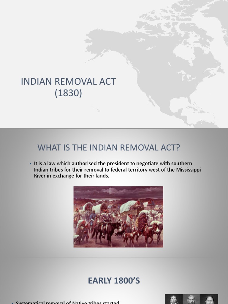 Indian Removal Act (1830) | Download Free PDF | Former Regions And ...