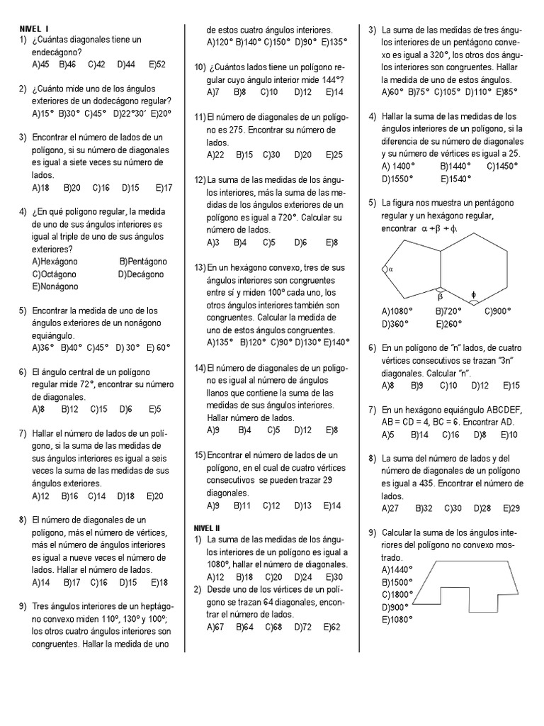 Poligonos Pag 222-223-224 | PDF | Geometría Convexa | Geometría del plano euclidiano