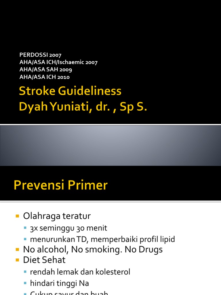 Management Acut Stroke | PDF | Stroke | Aspirin