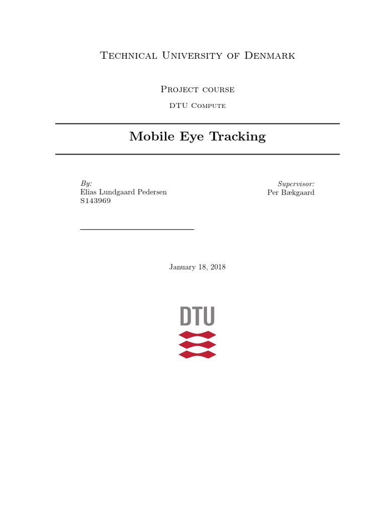 Mobile Eye Tracking | PDF | Deep Learning | Support Vector Machine