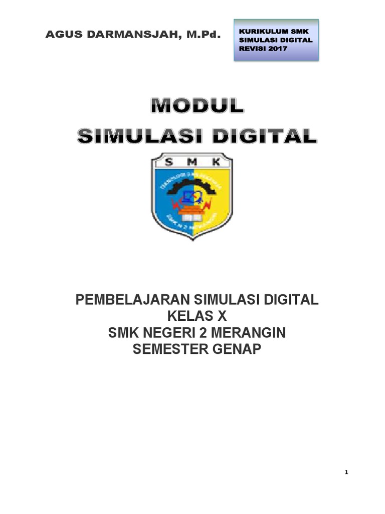 Modul Simdig Semester 2 | PDF
