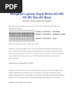 Cara Menghitung Volume Laston AC-WC AC-BC Dan AC-Base | PDF | Sains ...