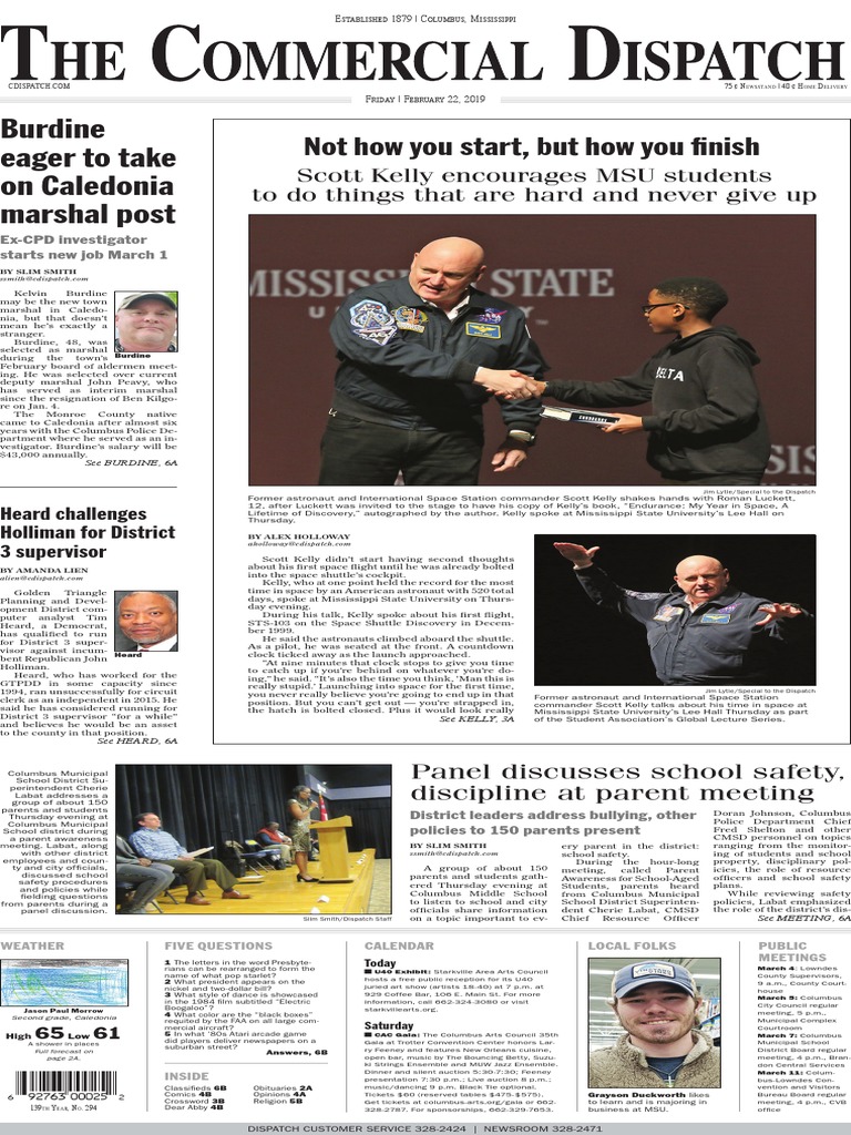 Commercial Dispatch Eedition 2-22-19 | PDF | United States Postal ...