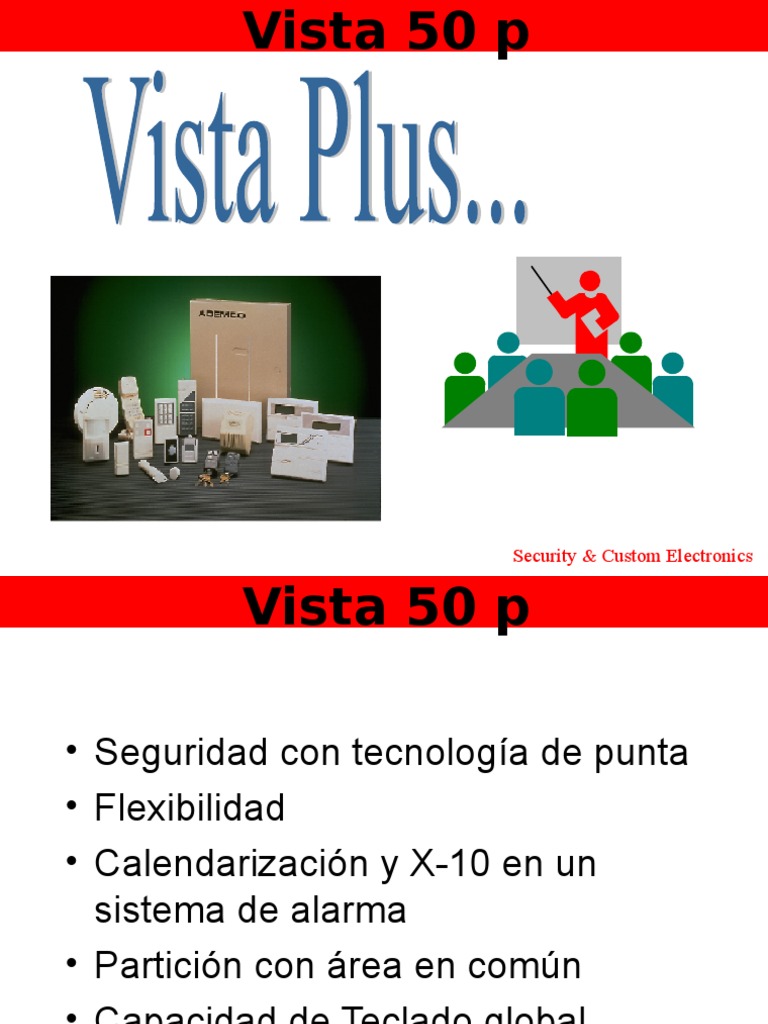 Instalación y Características del Vista 50P | PDF | Teclado | Periférico