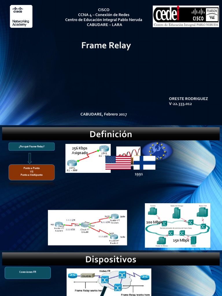 Cisco - Frame Relay PDF | PDF | Estándares de telecomunicaciones | Estándares informáticos
