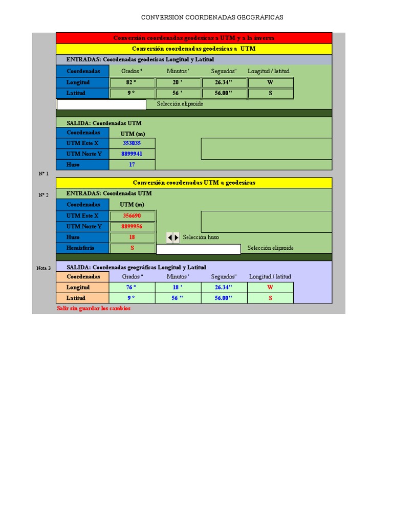 GPS - Utm A Utm1 | PDF | Geomática | Tecnología geográfica