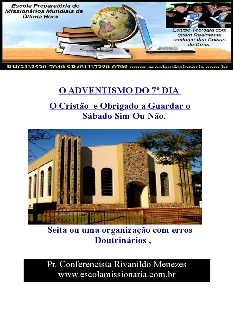 O Adventismo Do 7 Dia Origem | PDF | Adventismo | Igreja Adventista do ...