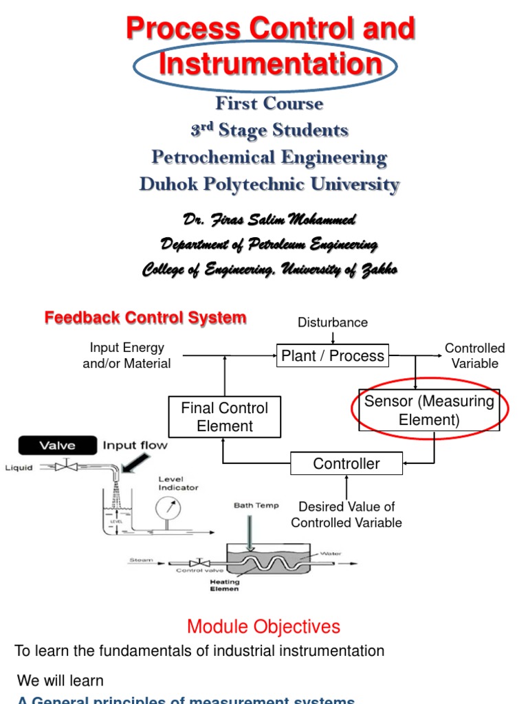 Process Control and Instrumentation Basics | PDF | Instrumentation ...